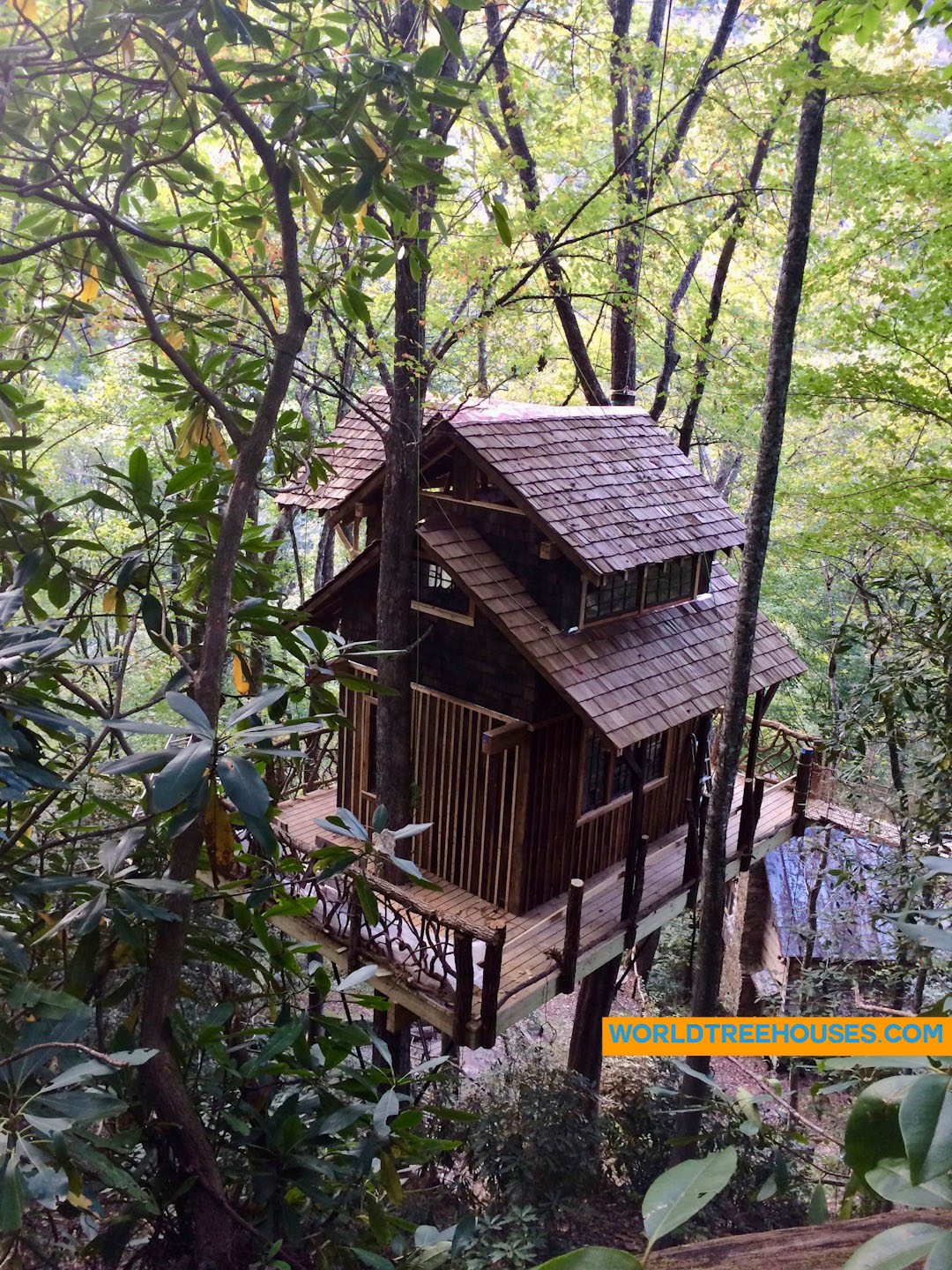 WNC tree house builders : Panthertown Siding and Railing - World ...