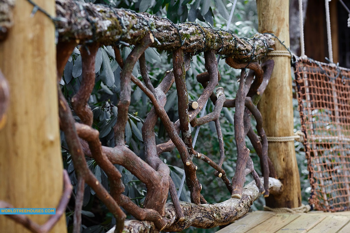 NC treehouse builders : Panthertown treehouse mountain laurel railing ...